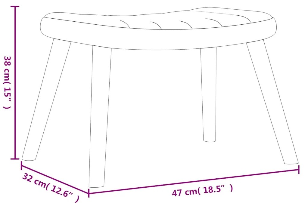 vidaXL Marketos Relaxační křeslo se stoličkou světle šedé samet