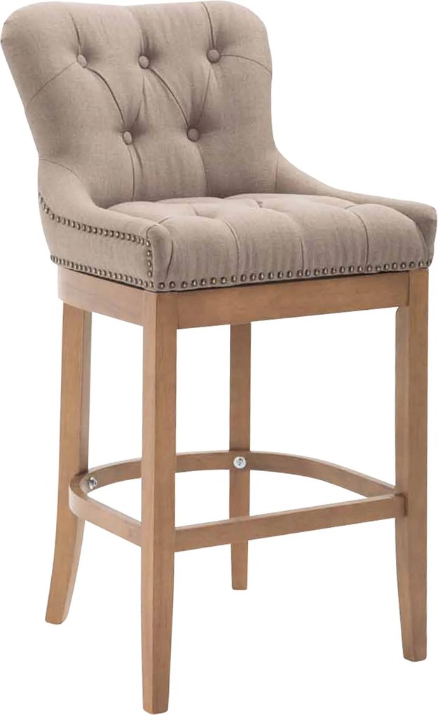 Barová židle Lakewood látka, světlý antik – taupe