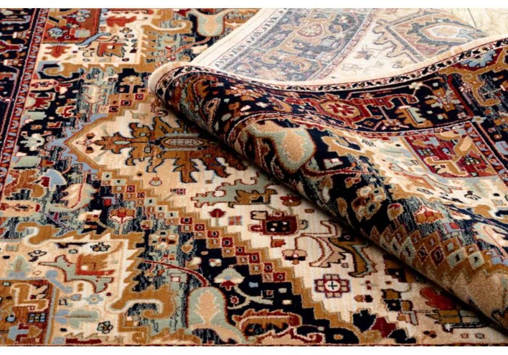 Vlněný kusový koberec Keshan béžový 120x145cm