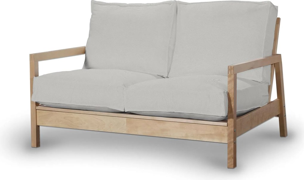 Potah na pohovku IKEA  Lillberg 2-místná nerozkládací barva šedá látka pletený vzor