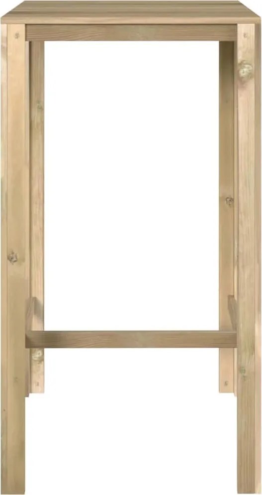 Barový stůl 60 x 60 x 110 cm impregnovaná borovice 318219