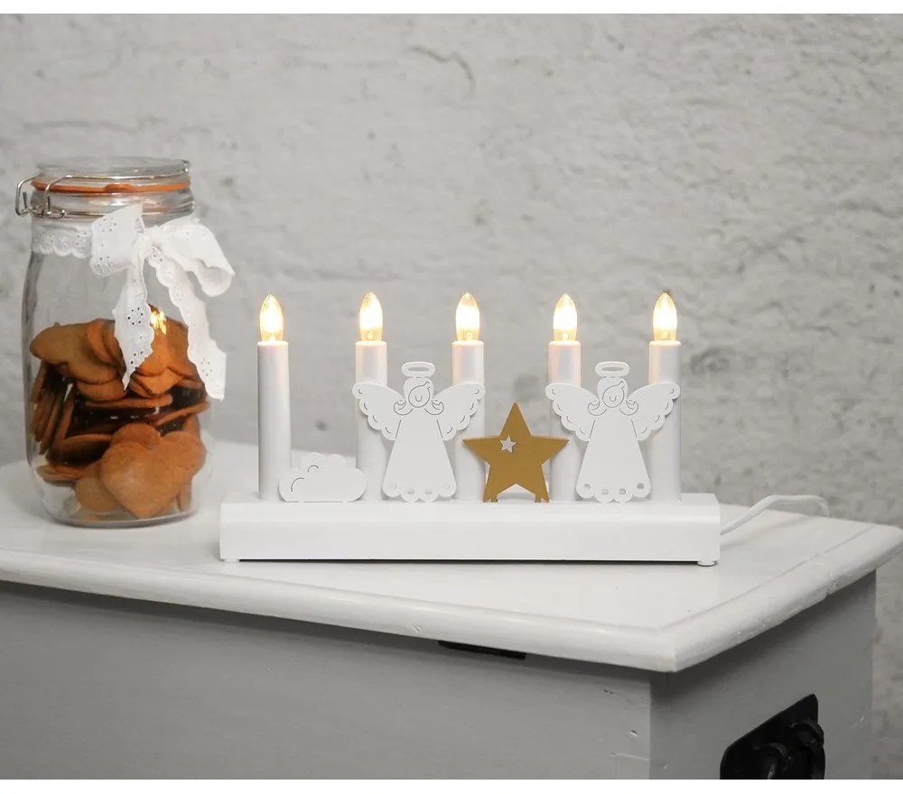 LED svícen do zásuvky (výška 15 cm) Julia – Star Trading