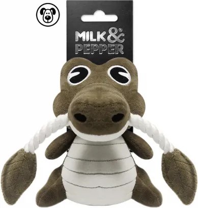 MILK&PEPPER Plyšová hračka krokodýl Salty pro psy