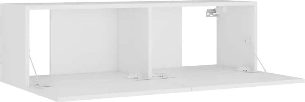 8dílný set TV skříněk bílý kompozitní dřevo 3114222