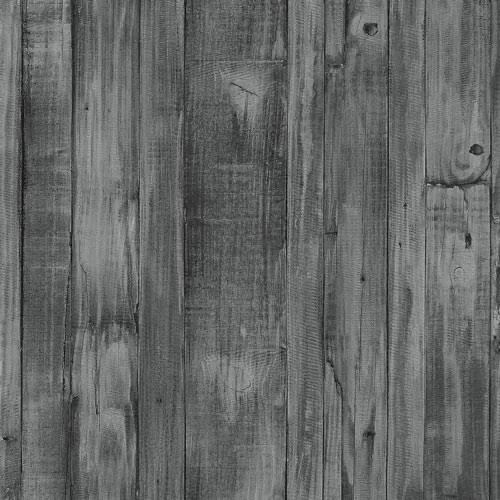 Vliesové tapety na zeď Origin 42104-10, dřevěné prkna černo-šedé, rozměr 10,05 m x 0,53 m, P+S International