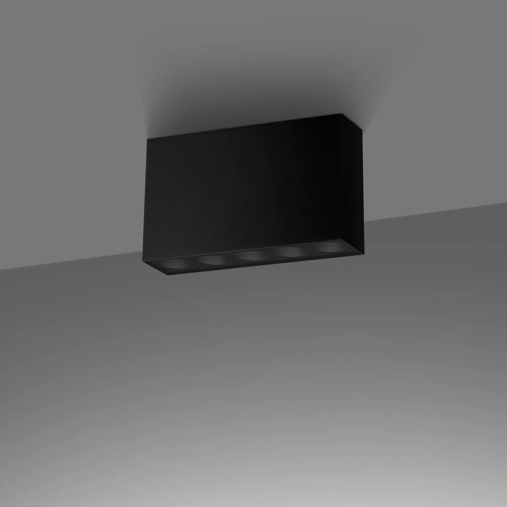 Sollux Lighting Stropní svítidlo SOLE Černá LED