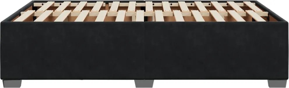 Rám postele bez matrací černý 120x190 cm samet 3284621
