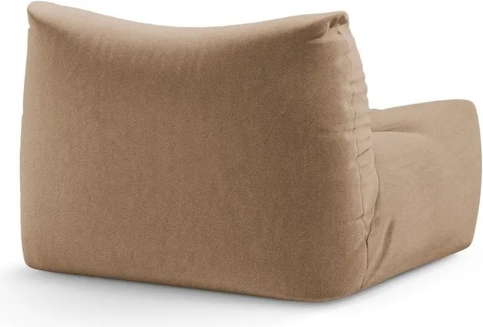 Béžové sametové křeslo Tove – Micadoni