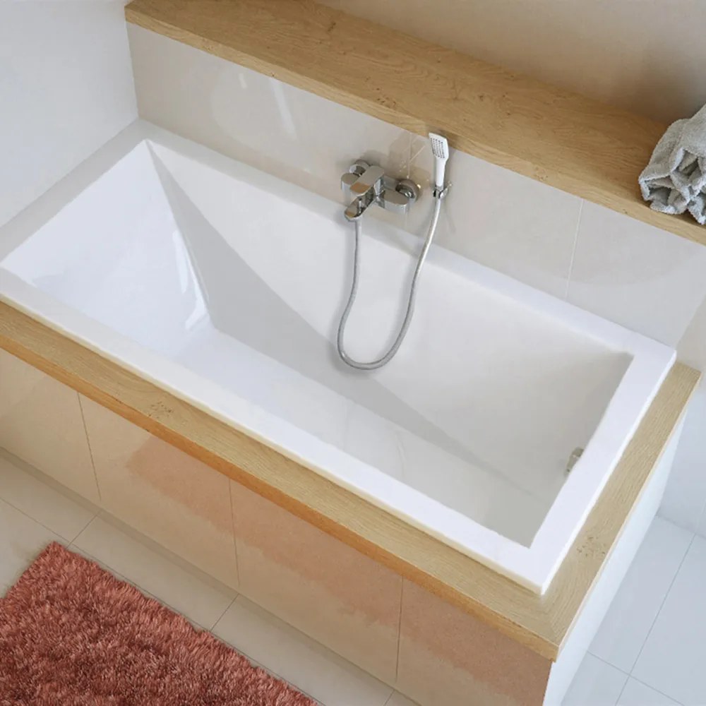Obdélníková akrylátová vana KUBIC NEO S 1700 × 750 KUBIC NEO /170×75 230 l 9330000