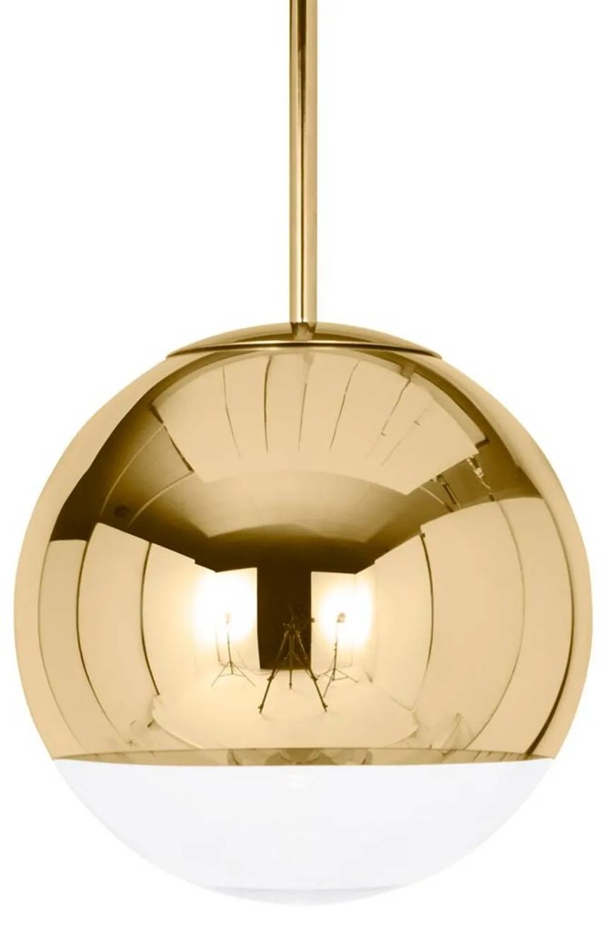 Tom Dixon Mirror Ball závěsné světlo zlaté, 25 cm
