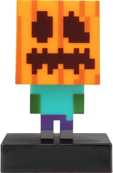 Lampička Paladone Icon Light Minecraft - Pumpkin Creeper Vícebarevná