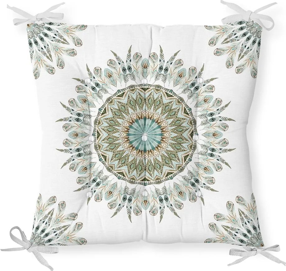 Podsedák na židli Minimalist Cushion Covers Ethnic Boho Mandala, 40 x 40 cm