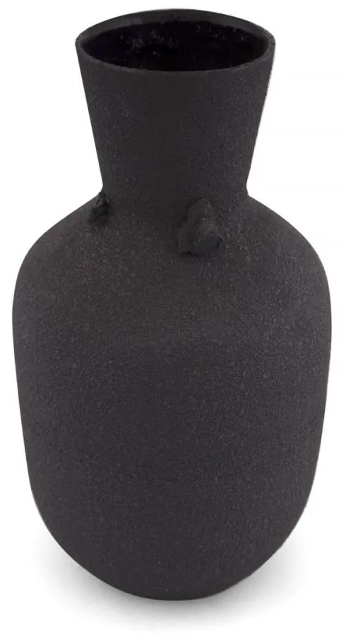 Váza L - design Roman Šedina, keramická hmota, černá