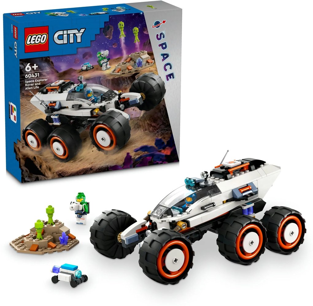 Lego stavebnice lego city 60431 průzkumné vesmírné vozidlo a mimozemský život