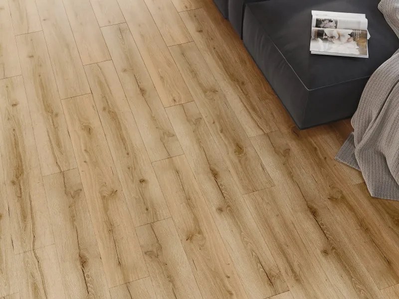 Mexen Beaver Creek vinylová prkna 1240 x 182 mm SPC 6,5 mm, podklad IXPE 1,5 mm, 4 V-drážka, Dub - F1002-1240-182-505-4V1-01