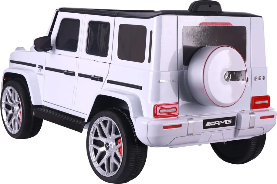 LEAN CARS Elektrické autíčko Mercedes G63 S306-1 bílé