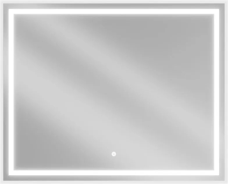Mexen Miko, LED koupelnové zrcadlo s podsvícením 100 x 80 cm, 6000K, ochrana proti zamlžování, 9819-100-080-611-00