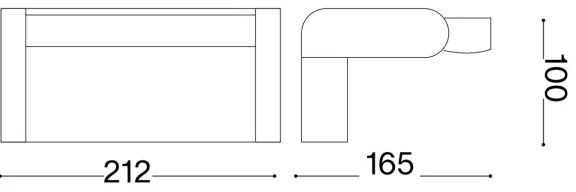 Ideal Lux -LED Venk. nást. svítidlo se s. SWIPE LED/21W/230V CRI 90 IP54 černá