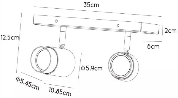 Lucide 35913/02/33 - Bodové svítidlo FLORIS 2xGU10/40W/230V zelená