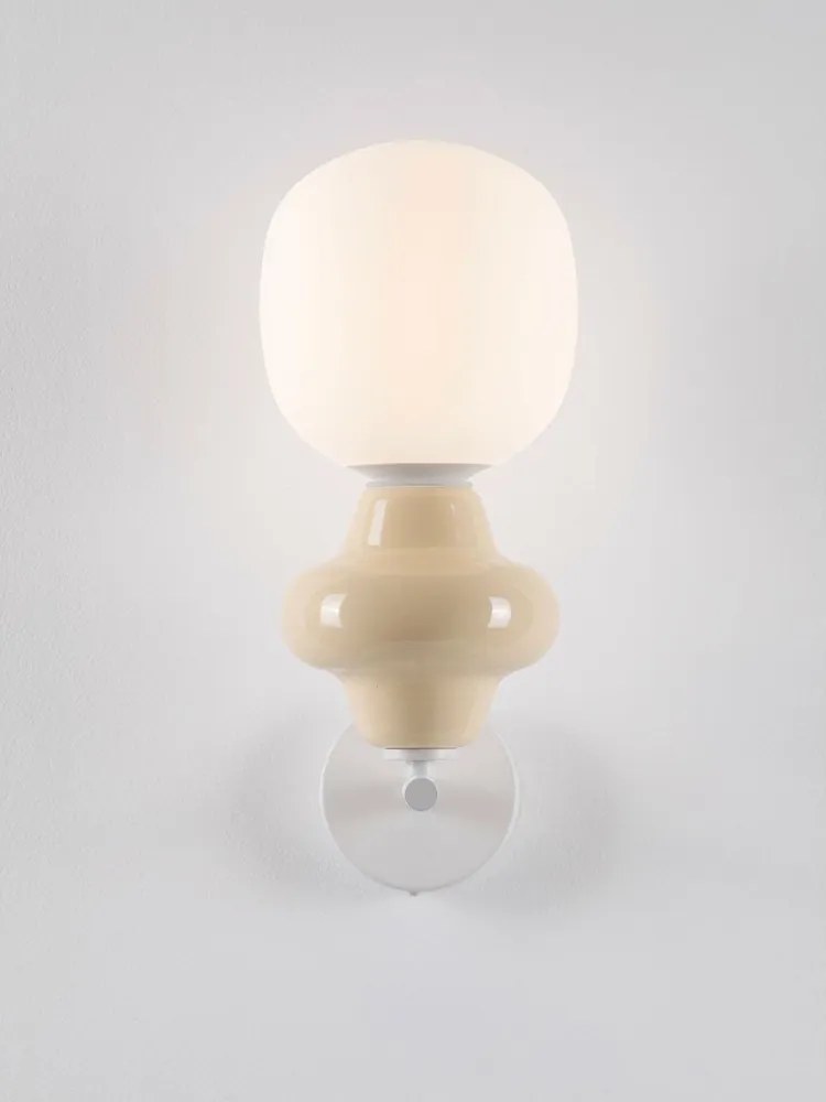 Bílé keramické nástěnné svítidlo Clio – Nova Luce