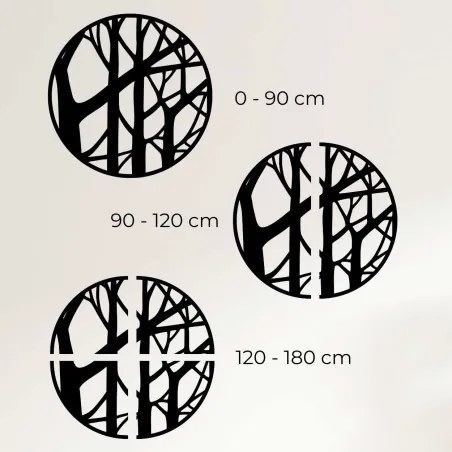 Moderní design na zeď obraz příroda les I SENTOP PR0376