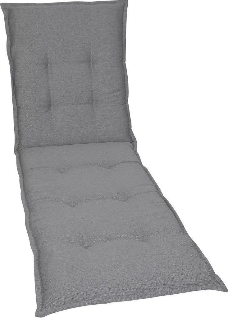 Go-De Textil Sada zahradních podsedáků Uni (podsedák na lehátko, šedá)