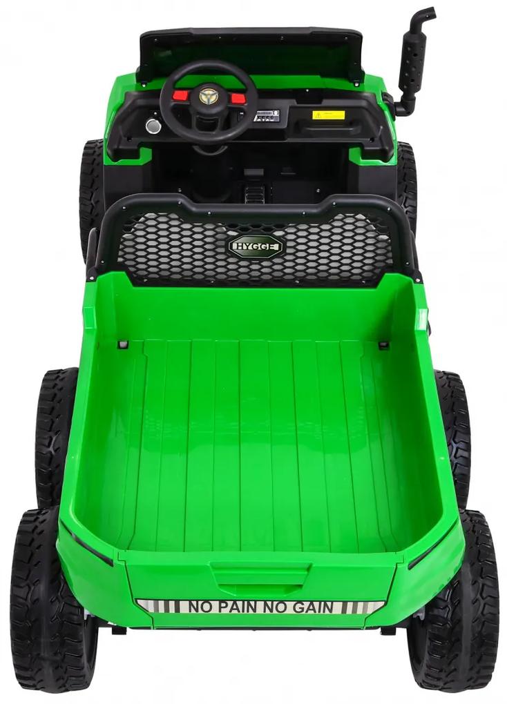 HračkyZaDobréKačky Elektrické farmářské autíčko zelené