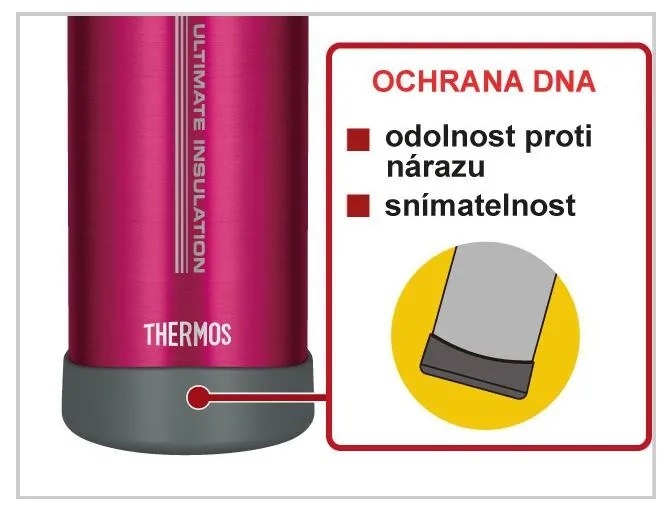 Thermos Termoska se šálkem do extrémních podmínek LIMETKOVÁ 500 ml