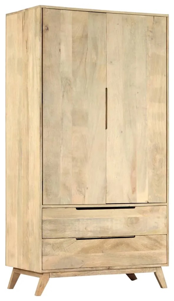 247961 vidaXL Šatní skříň 100 x 55 x 190 cm masivní mangovníkové dřevo