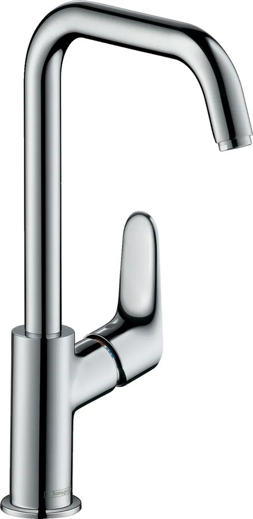 Hansgrohe Focus E2, umyvadlová baterie s otočným výtokem, chromová, 31519000