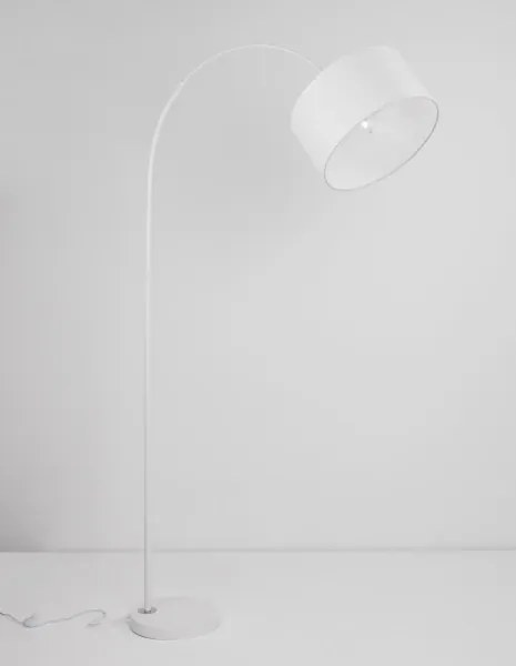 Retro stojací lampa Sama 90 bílé