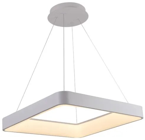 LED Stmívatelný lustr na lanku LED/55W/230V 3000-6500K bílá + dálkové ovládání