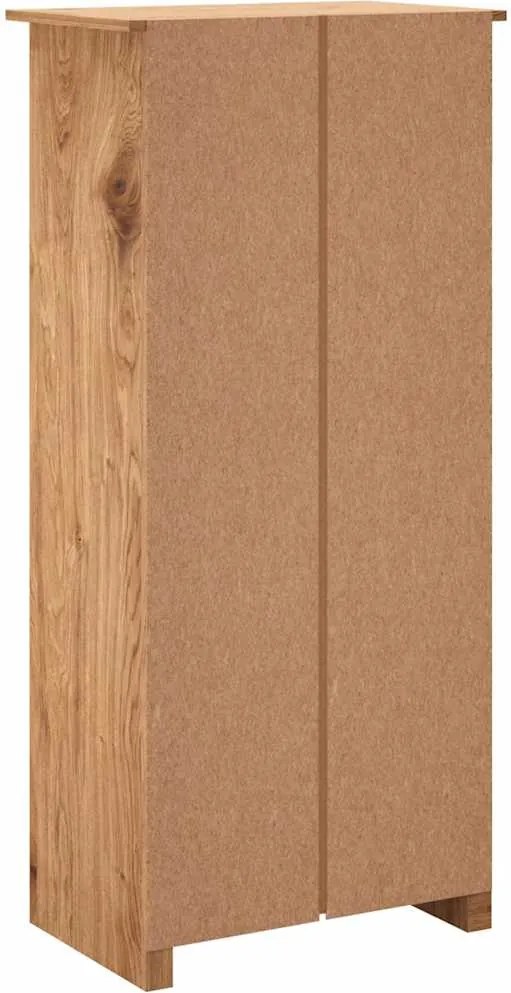 Šatní skříň 80 x 50 x 171,5 cm masivní borovice řada Panama 282664