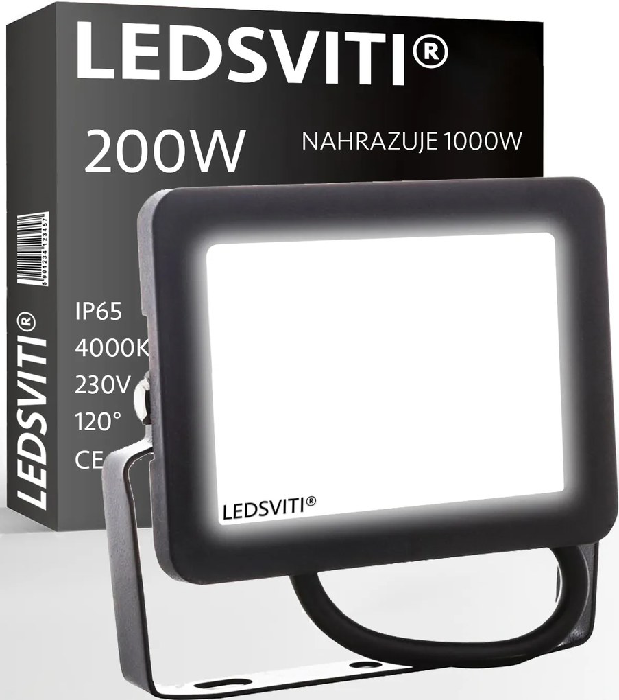 LEDSVITI Venkovní LED reflektor 200W