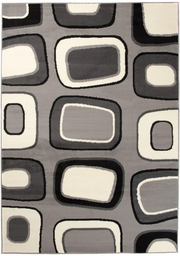 Kusový koberec PP Candy šedý, Velikosti 130x190cm