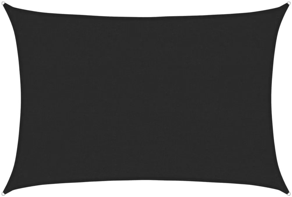 Stínící plachta 160 g/m² černá 2,5 x 3,5 m HDPE 311728