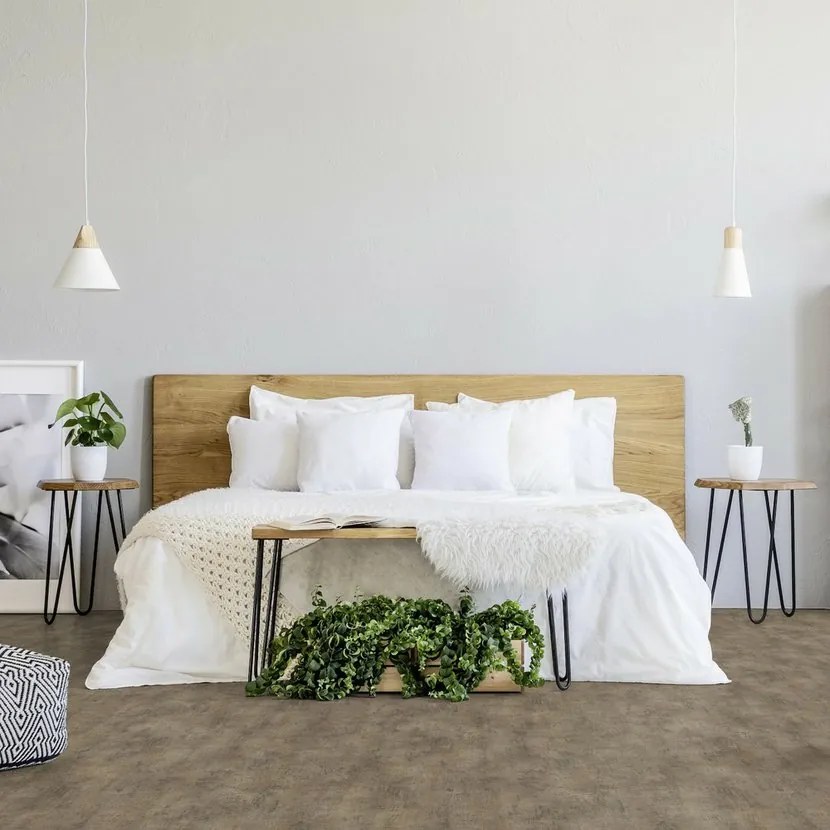 PVC podlaha - lino Gerflor HQR 2219 Rough Chocolate ŠÍŘKA: 4 m