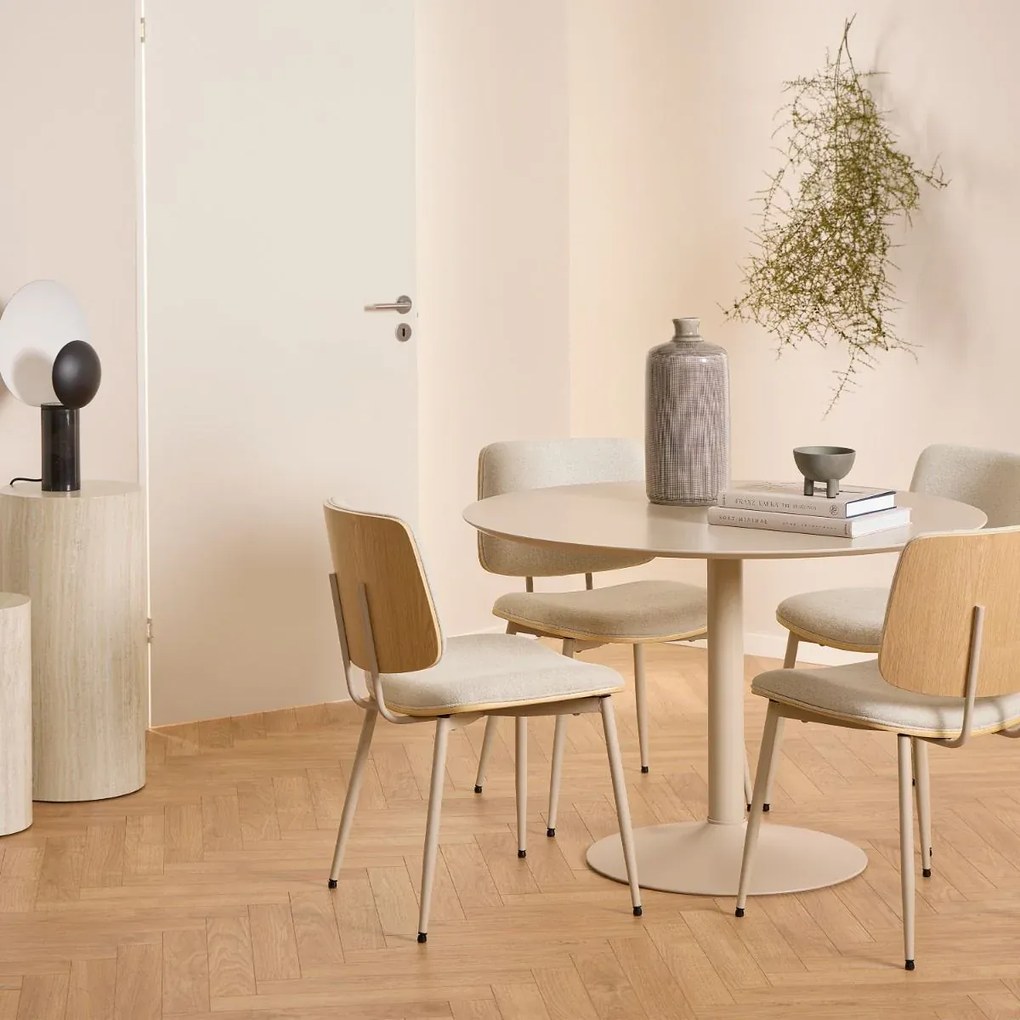 Jídelní stůl Ibiza 110 cm béžový