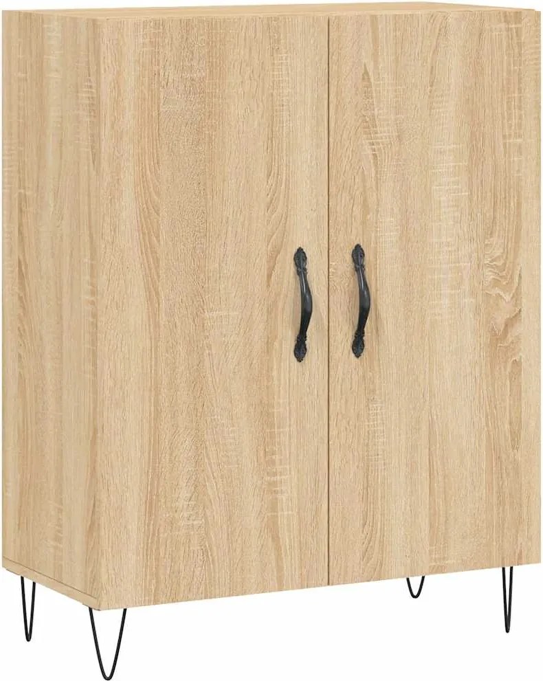 Skříň highboard dub sonoma 69,5 x 34 x 180 cm kompozitní dřevo 3198372