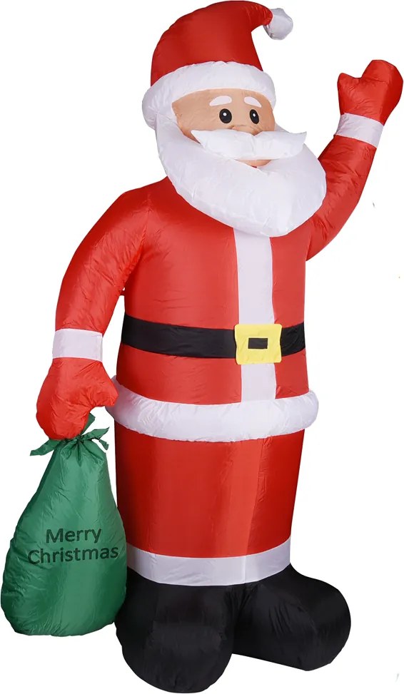 Nafukovací Santa Claus s osvětlení