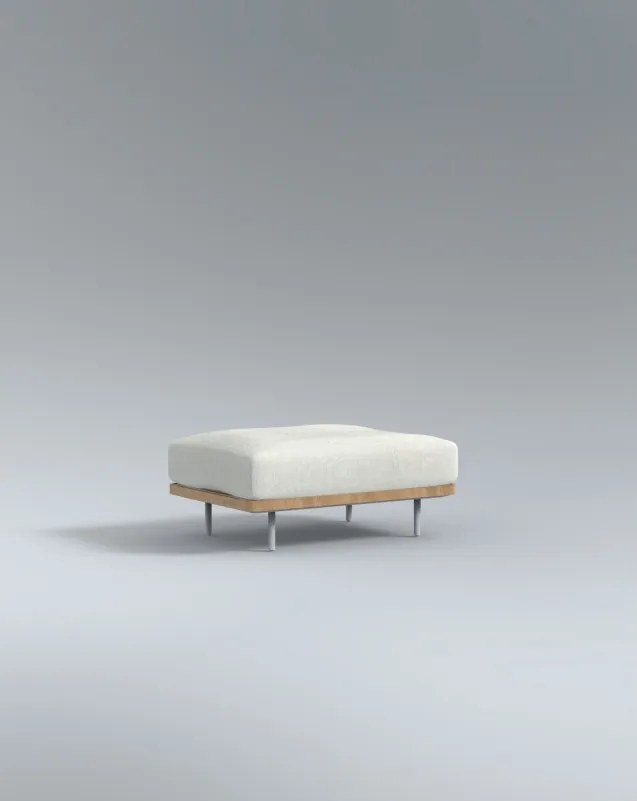 Flex large footstool, Vanilla