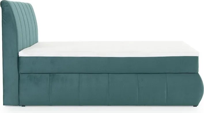 Postel Boxspring Vincenzia 200x180, růžová (Mat Velvet 63 - BVI 17)
