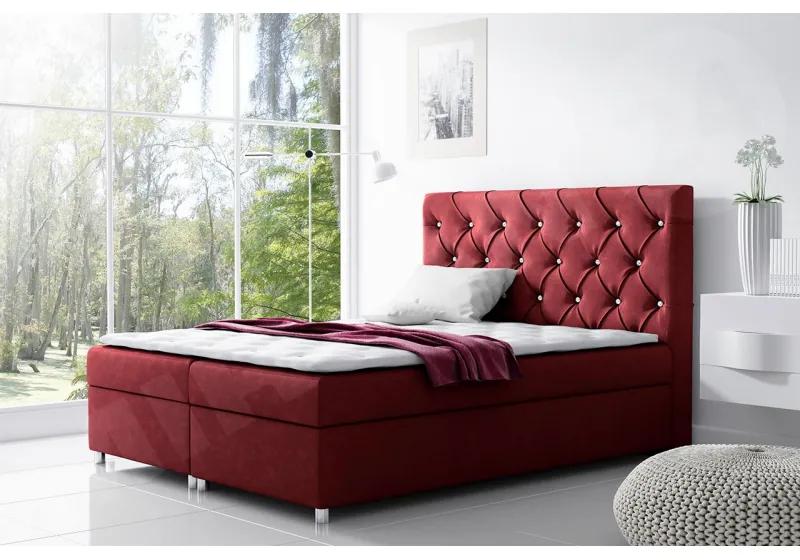 Kontinentální postel Balicci, Rozměr postele: 120 x 200 cm, Barva:: ekokůže Soft 017 (bílá)