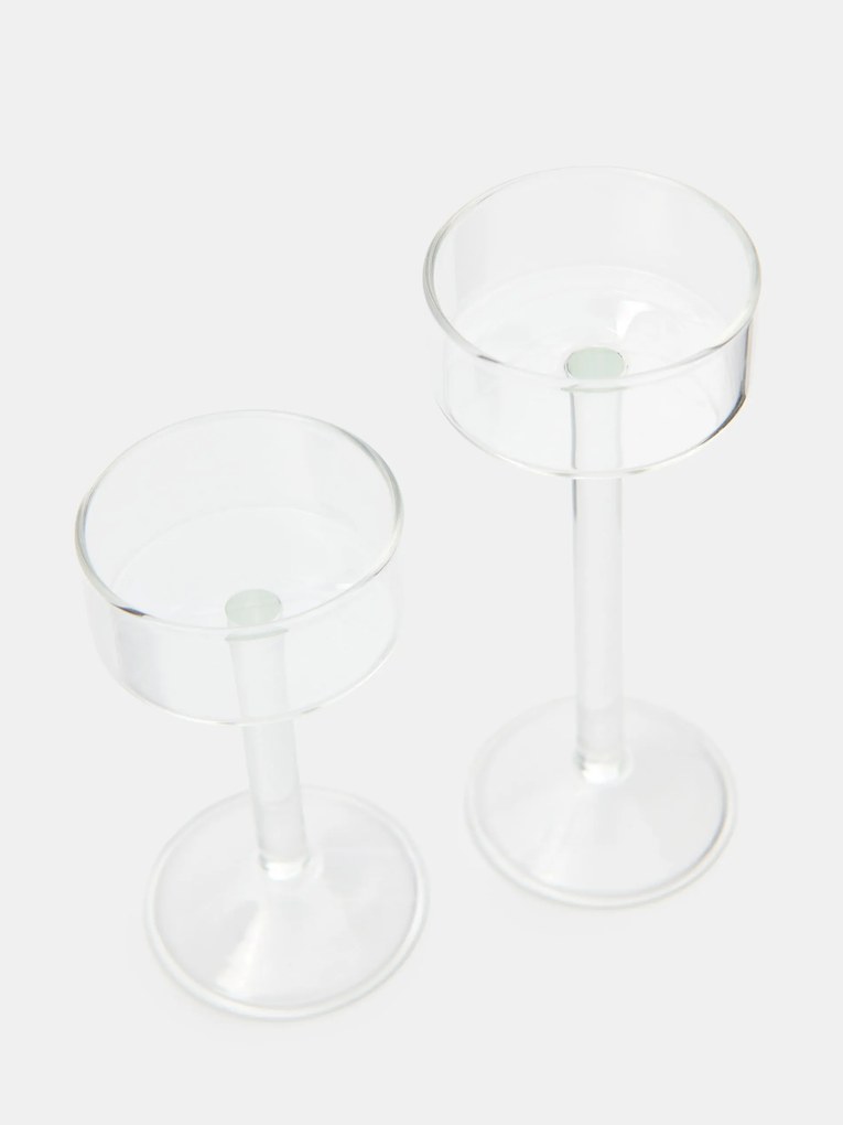 Sinsay - Sada transparentních svícnů 2 pack - clear