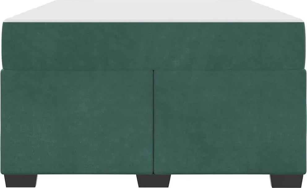 Rám postele s matrací Tmavě zelená 120 x 190 cm textil 3399281