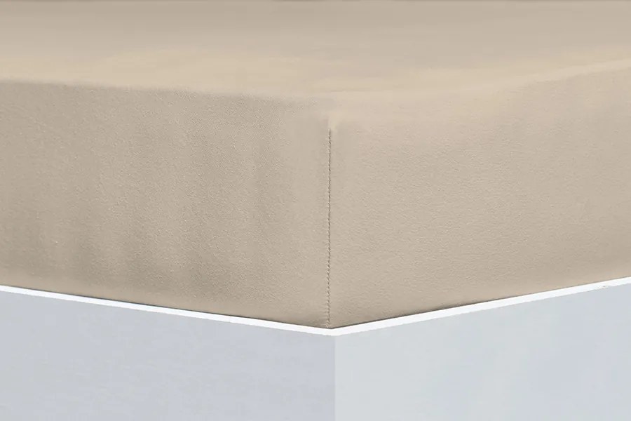 Florella Prostěradlo Avance Jersey 45 Beige, 180-190x200 cm