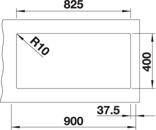 Granitový dřez Blanco SUBLINE 480/320 U InFino antracit dřez vlevo 523584