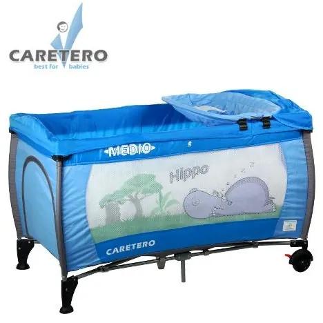 CARETERO | Caretero Medio | Cestovní postýlka CARETERO Medio blue | Modrá |