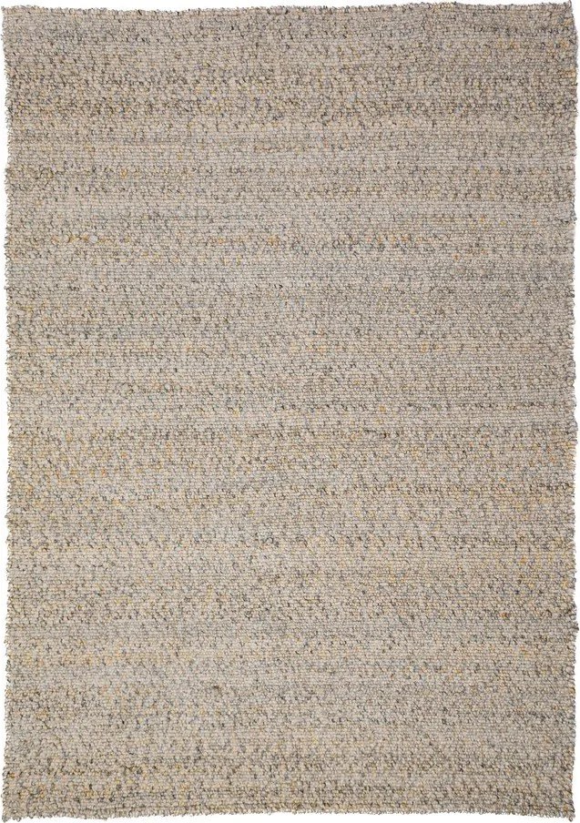 Žlutý/světle šedý ručně tkaný koberec 160x230 cm Finley – Flair Rugs
