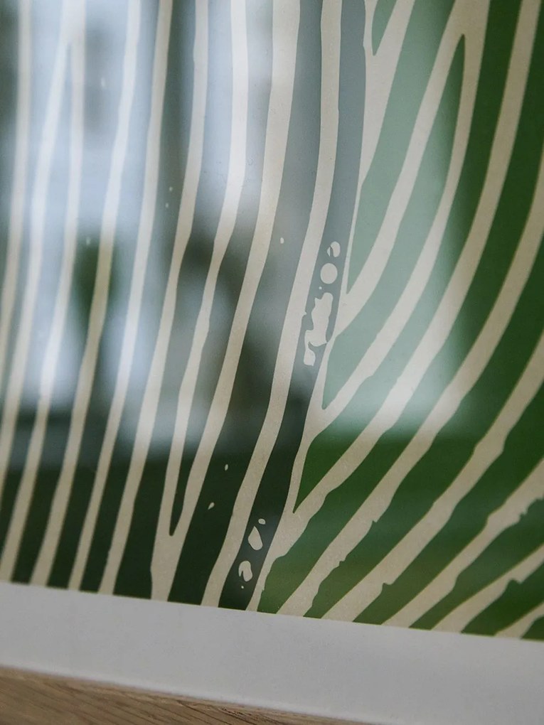 THE POSTER CLUB Autorský mini plakát Green Ocean by Rebecca Hein A5, zelená barva, papír